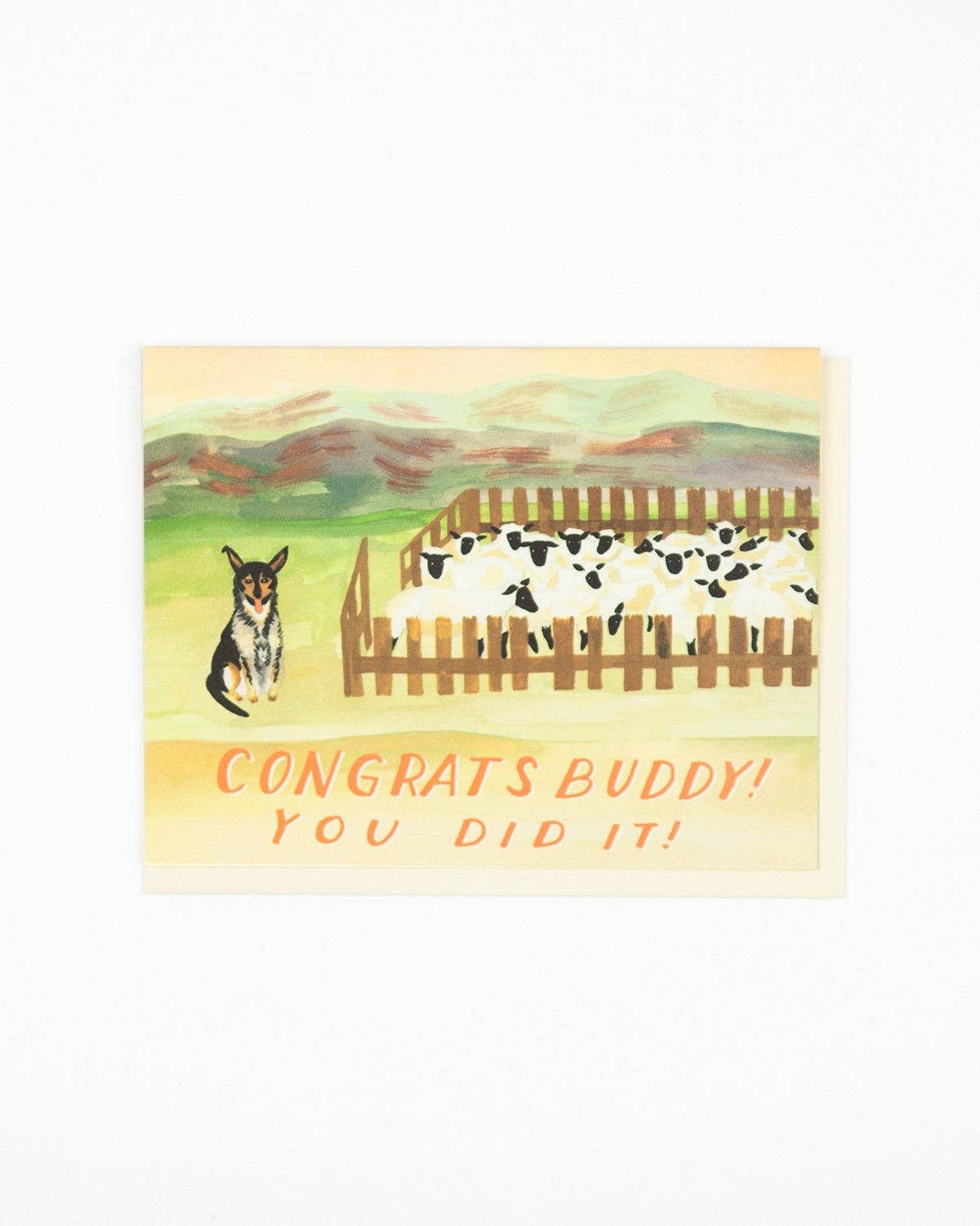 Small Adventure - Sheep Dog Congratulations Card | Brazen Shop + Studio